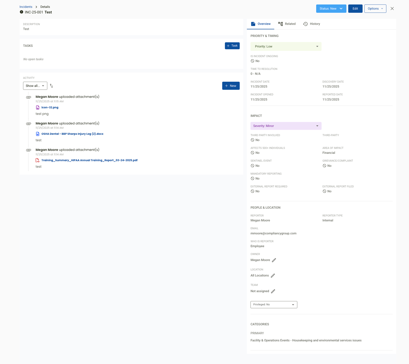 Incident Module Overview